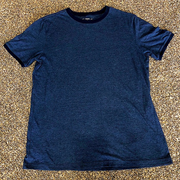 Shirts | Dark Blue Crew Neck Shirt | Poshmark